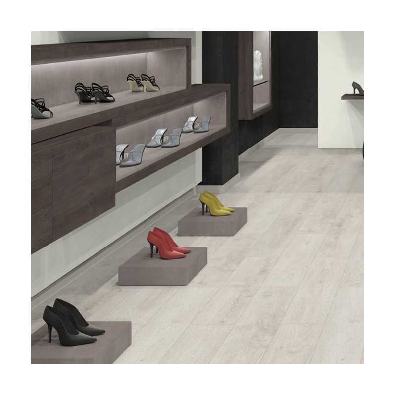 Parquet EPL034 CORTINA WHITE 8mm EGGER PRO - COMAF Comptoir Africain